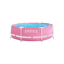 Intex Pool 28290NP - Pink Metal Frame Pool (244x76cm)