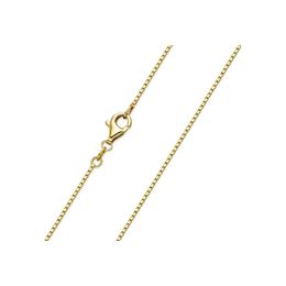 Materia Kette ohne Anhänger Damen Venezianerkette Halskette Gold 1mm 40-70cm K144