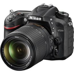 Spiegelreflexkamera - Nikon D7200 - Schwarz - Objektiv 18-140mm