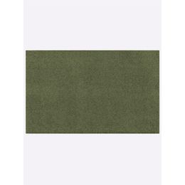 Fußmatte wash+dry by Kleen-Tex Teppiche Gr. B/L: 85 cm x 60 cm, 7 mm, 1 St., grün Fußmatten einfarbig