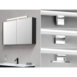 Trio Led Badezimmer Wandleuchte lino in Chrom, Breite 40cm - Spiegelleuchte