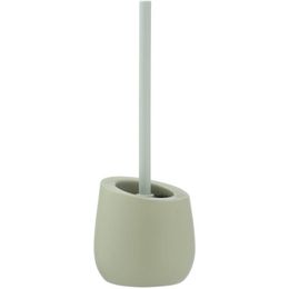 WC-Garnitur Badi Lindgrün Keramik, mit Silikon-Bürstenkopf, Grün, Keramik grün - grün - Wenko