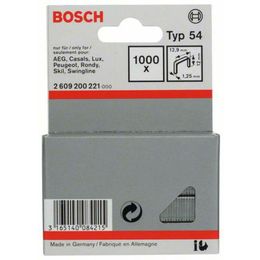Bosch - Flachdrahtklammer Typ 54, 12,9 x 1,25 x 12 mm
