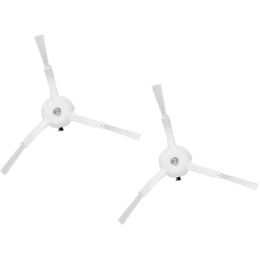 TRADESHOP 2x Trade-shop Ersatz 3-Arm Seitenbürste 60mm Armlänge für viele Xiaomi Saugroboter wie S50 S51 S5 Max zur Entfernung von Schmutz aus Ecken und Kanten