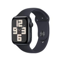 Apple Watch SE (2023) GPS 44 mm Smartwatch Aluminium Fluorelastomer, 150-200 mm, Mitternacht