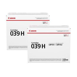 Canon Original Toner 039H Doppelpack schwarz (OP0288C001)