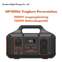 Hanstars Tragbare Powerstation: 1000W/768Wh