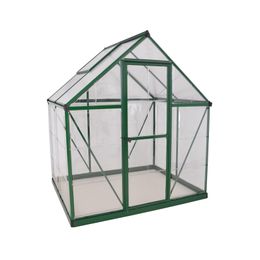 Palram - Canopia Hybrid Gewächshaus, grün, Seitenwände in cm 130x185x209 (LxBxH)