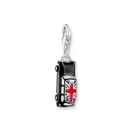 Thomas Sabo Charm-Anhänger LONDON Taxi mit Union Jack Silber