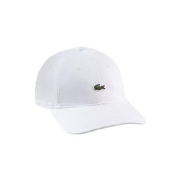 Lacoste Baseball Cap mit aufgesticktem Lacoste-Logo, weiß