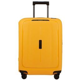 Samsonite Trolley ESSENS 55, 4 Rollen, Reisekoffer Hartschalenkoffer Koffer für Flugreisen TSA-Zahlenschloss, gelb