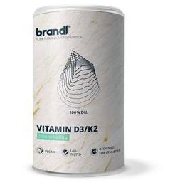 brandl® Vitamin D3 K2 hochdosiert | Vegane Premium Kapseln unabhängig laborgeprüft | MHD Ende Juli 2024 120 St