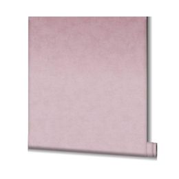 marburg Vliestapete Farbwelten, unifarben mit Farbeinsatz, moderne Vliestapete für Wohnzimmer Schlafzimmer Küche, rosa