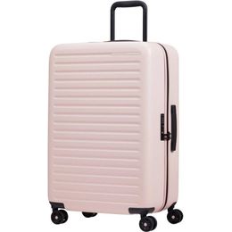 Samsonite Koffer STACKD 68, 4 Rollen, Reisekoffer Hartschalenkoffer Koffer für Flugreisen TSA-Zahlenschloss, rosa