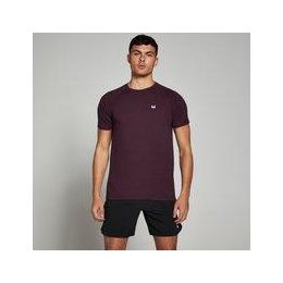 MP Herren Performance Kurzarm-T-Shirt – Merlot meliert - XS