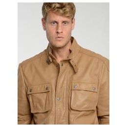 Lederjacke JCC "3102233" Gr. 50, braun (camel) Herren Jacken