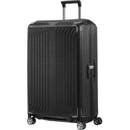 Koffer Samsonite "LITE BOX 75" Gr. B/H/T: 50 cm x 75 cm x 29 cm 98 l, schwarz (black) Koffer Trolleys Reisegepäck groß Reisekoffer TSA-Zahlenschloss