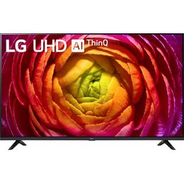 G (A bis G) LG LED-Fernseher "55UR74006LB" Fernseher schwarz LED Fernseher Bestseller