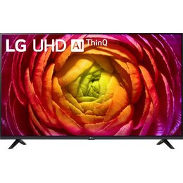 G (A bis G) LG LED-Fernseher "55UR74006LB" Fernseher schwarz LED Fernseher