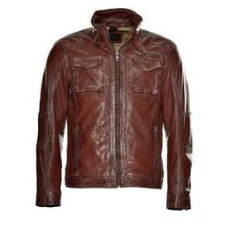 Bikerjacke JCC "31020345" Gr. 50, rot Herren Jacken