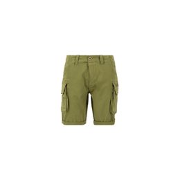 Shorts Alpha Industries "ALPHA Men - Crew Short" Gr. 31, Normalgrößen, grün (moss green) Herren Hosen Shorts