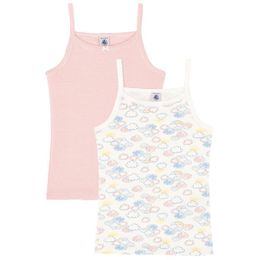 Petit Bateau - Unterhemd CLOUDS 2er Pack in bunt, Gr.92/98