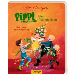 Oetinger Pippi Langstrumpf feiert Weihnachten - Astrid Lindgren, Pappband