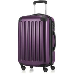 Hartschalen-Trolley Hauptstadtkoffer "Alex" Gr. B/H/T: 35 cm x 55 cm x 20 cm 42 l, lila (aubergine) Koffer Handgepäck-Koffer