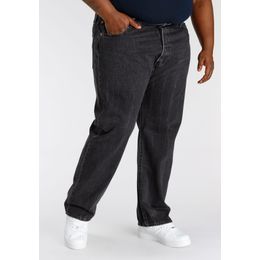 LEVI'S® PLUS Straight-Jeans LEVI'S PLUS "501 LEVI'SORIGINAL B&T" Gr. 40, Länge 32, schwarz (black worn in) Herren Jeans Straight Fit