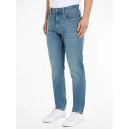 5-Pocket-Jeans Tommy Hilfiger "TAPERED HOUSTON" Gr. 33, Länge 34, blau (ahota blue) Herren Jeans 5-Pocket-Jeans