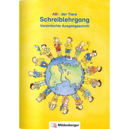 ABC der Tiere 1/2 - 1./2. Jahrgangsstufe, Schreiblehrgang Vereinfachte Ausgangsschrift zu Lesen in Silben (Silbenfibel) - Klaus Kuhn, Kerstin Mrowak-Nienstedt, Geheftet