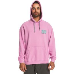 Kapuzensweatshirt Quiksilver "APOG HERITAGE HOODIE" Gr. XXL, lila (violet) Herren Sweatshirts