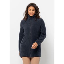 Funktionsmantel Jack Wolfskin "HIGH CURL COAT W" Gr. S (36), blau (night, blue) Damen Mäntel Sportjacken