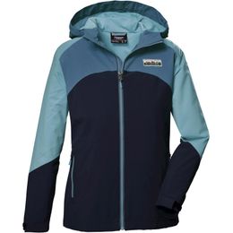 Killtec® Funktionsjacke, Kapuze, wasserdicht, für Kinder, blau, 152