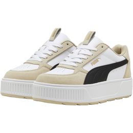 Puma® Karmen Rebelle Sneaker, Plateau, Leder, für Damen, weiß, 39