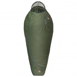Grüezi Bag Grüezi Bag - Biopod Wolle Survival XXL Wide - Kunstfaserschlafsack Gr 205 cm Grün