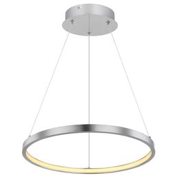 Globo lighting LED-Hängeleuchte "Ralph" in Silber- (H)120 x Ø 38,5 cm