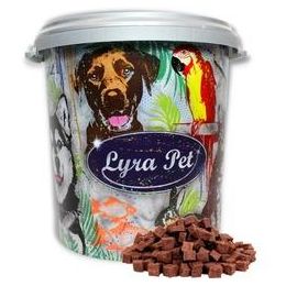 5 kg LYRA PET® Lammfleischwürfel in 30 L Tonne