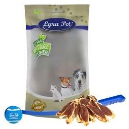 5 kg LYRA PET® Kaninchenohren gefüllt mit Ente + Ballschleuder