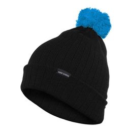 Urban Classics Beanie Unisex Contrast Bobble Beanie (1-St), schwarz