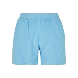 Urban Classics Shorts Urban Classics Damen Ladies Towel Shorts (1-tlg), blau
