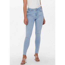 Only Skinny-fit-Jeans ONLPOWER MID PUSH UP SK DNM AZG944 NOOS, blau