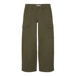 name it Cargohose NKFROSE WIDE TWILL CARGO 8108-BA NOOS, grün