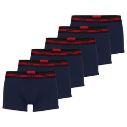 Hugo Boxershorts Herren Gr&ouml;&szlig;e L marine / rot / schwarz