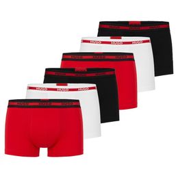 Hugo Boxershorts Herren Größe S rot / schwarz / weiß
