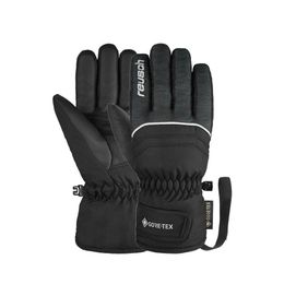 Reusch Skihandschuhe Teddy GORE-TEX mit wasserdichter Funktionsmembran, grau|schwarz