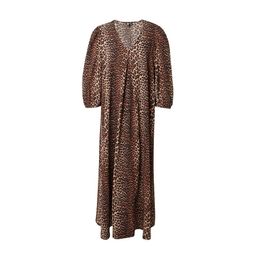 Pieces Kleid 'Jeo' Damen Größe 36 braun / cappuccino / schwarz Winterkleid