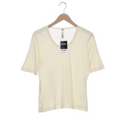 Oui Damen T-Shirt, gelb, Gr. 44