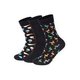 Happy Socks Socks female Black size 41-46