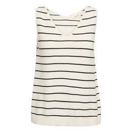 Cream Pullover 'Sillar' Damen Größe M schwarz / naturweiß